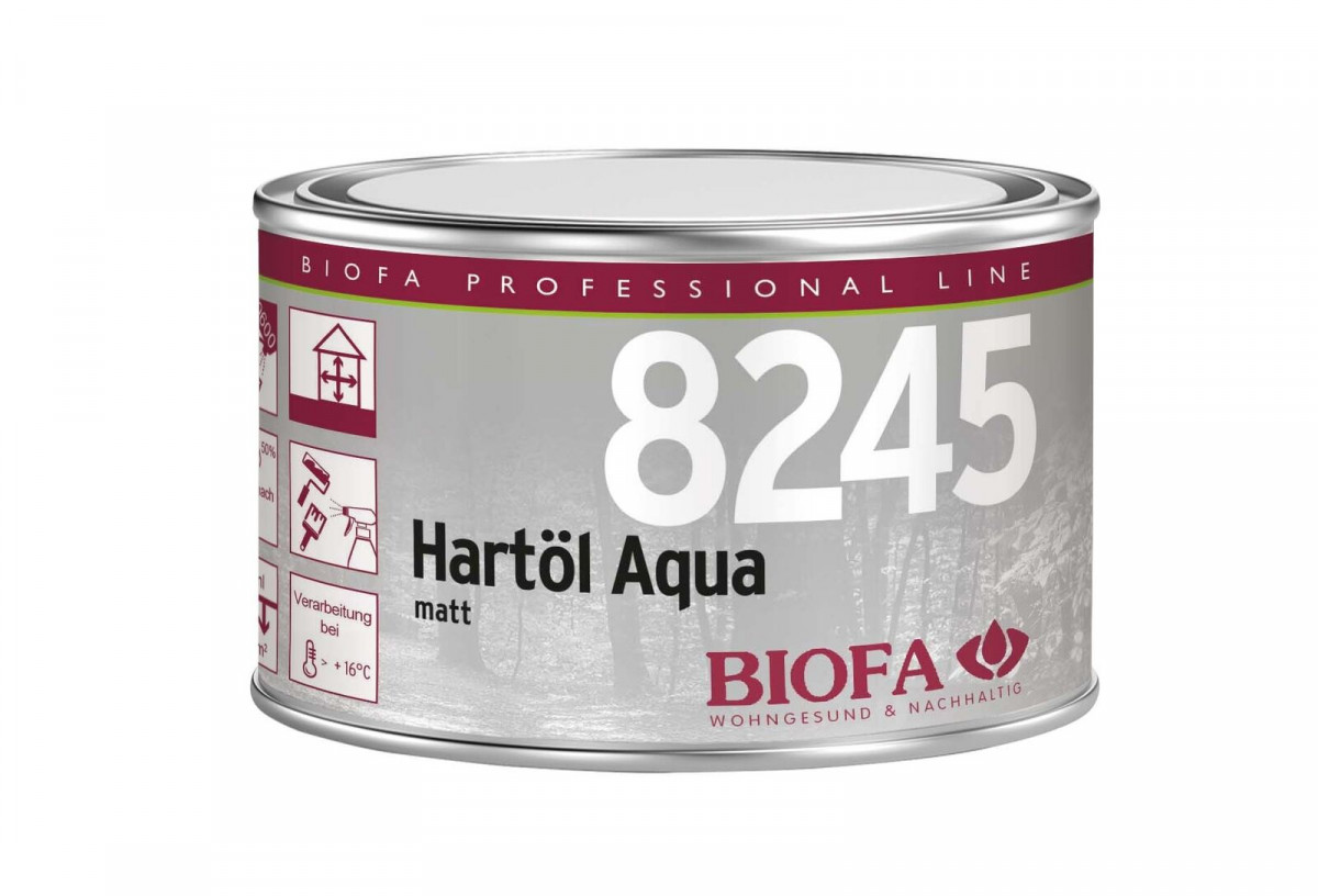 Biofa Hartöl Aqua seidenglänzend 10 l Baumarkt ökologisch - Mein Naturbaumarkt - Natur Point Unger